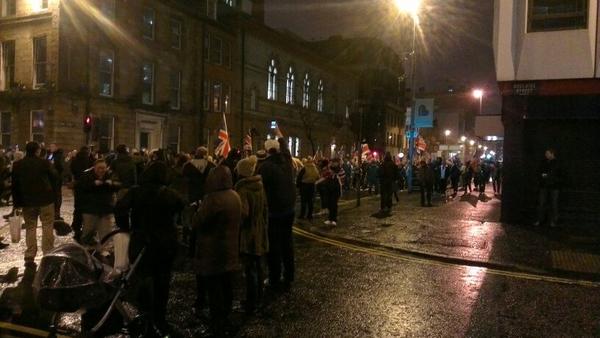 City Hall Protest 3 Jan 7 Belfast Daily